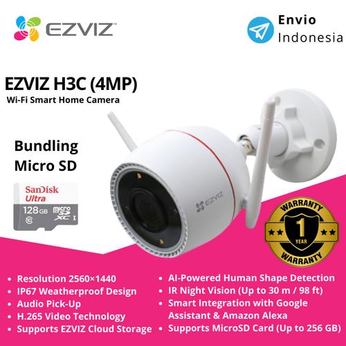 Promo CCTV Ezviz H3C 4MP 2K⁺ Wi-Fi Smart Home Network Camera untuk ...