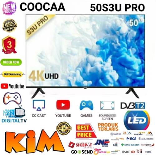 Jual COOCAA 50S3U PRO LED TV 50 Inch Smart TV 4K UHD Dolby Audio 50S3U ...
