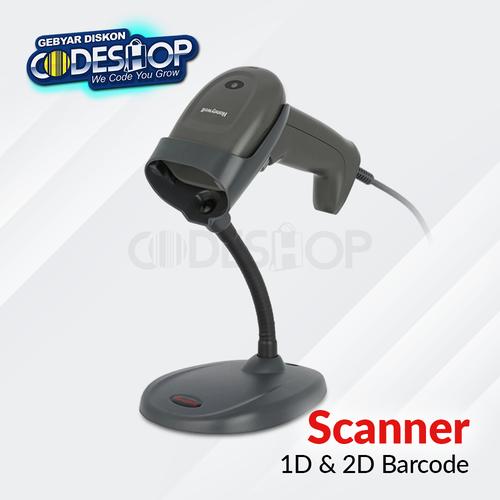 Jual Honeywell HH490 Barcode Scanner 1D 2D Imager Scan Sensitif USB ...