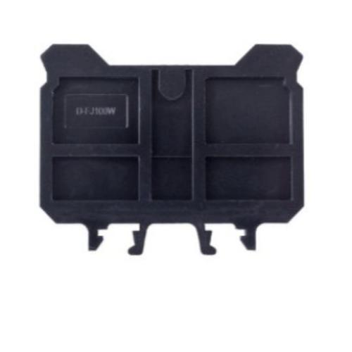 Jual Terminal Block Blox End Plate D-FJ100W 100A Black f/ FJ-100W - Kab ...