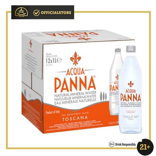 Promo Acqua Panna Natural Spring Water Plastic Bottle 1000ML x 12Bottle ...