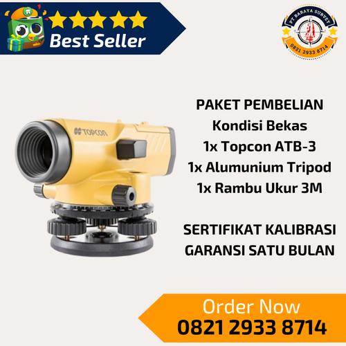 Jual Autolevel Topcon ATB-3 Bekas / Waterpass Topcon AT-B3 / Topcon ...