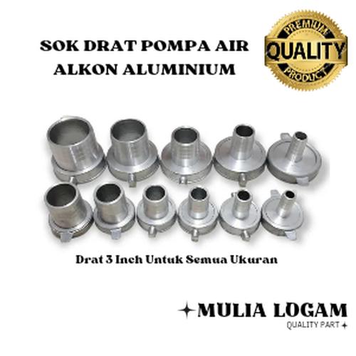 Jual Sok Drat Pompa Alkon Aluminum Mesin Pompa Air Irigasi Diameter 3 ...