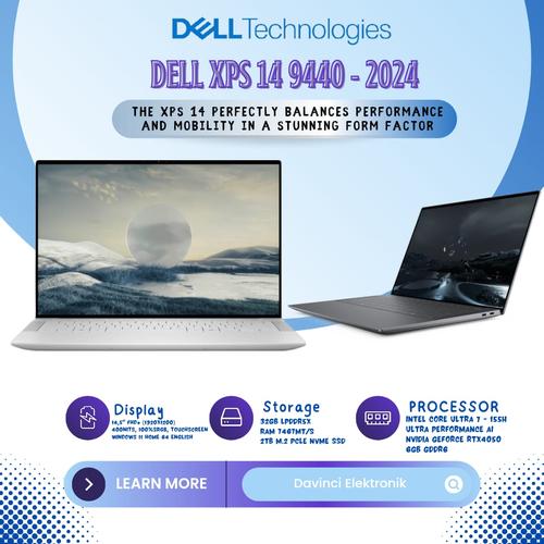 Jual DELL XPS 14 9440 ULTRA 7-155H 32GB 2TB SSD RTX 4050 6GB 14" OLED ...