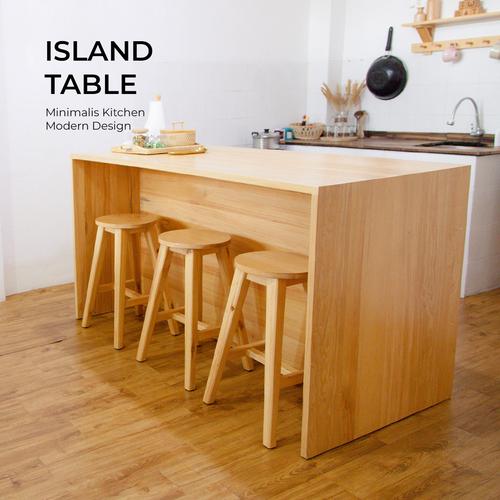 Jual Island Table - Meja Bar Dapur Minimalis Modern Kitchen Island ...