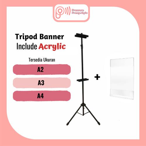 Jual Tripod Banner / Stand Banner / Standing Banner / Tripod Display ...