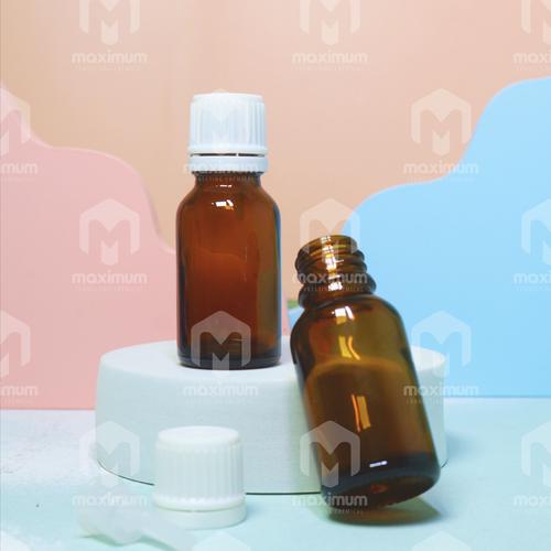 Jual Botol Kaca Amber / Botol Essential Oil 15ML - TUTUP HITAM ...