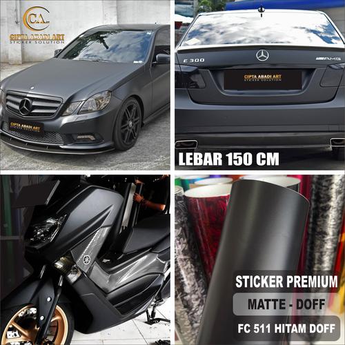 Promo Stiker Skotlet Mobil Hitam Doff Sticker Motor Black Dop Lebar ...