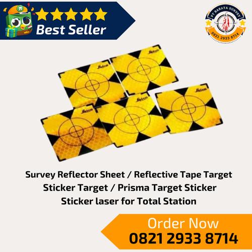 Jual Reflector Sheet, Prisma Sheet Leica 30mmx30mm Yellow Kuning - Kota ...