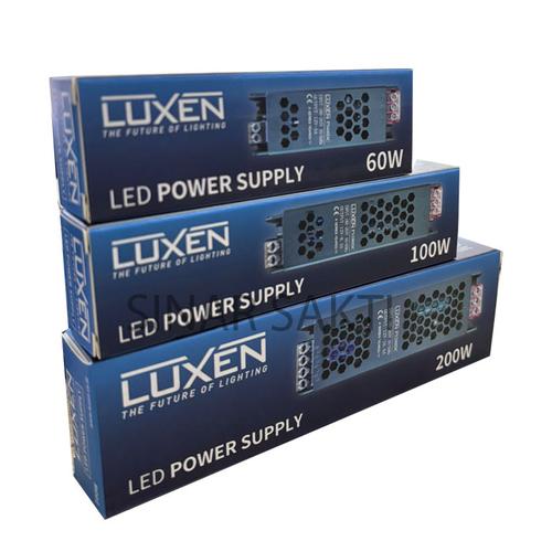 Jual Luxen Power Supply 60w 100w 200w 300w Ballast Led Strip Luxen 12V ...