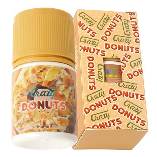 Promo Liquid Vape Crazy Donuts White Caramel Almond 3MG 60ML By ...