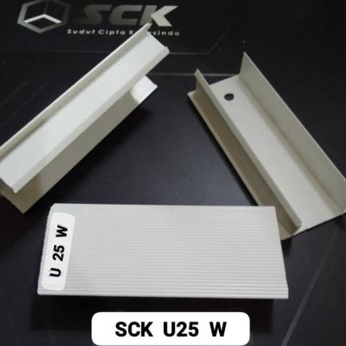 Jual Corner Bead, Tali Air / U Channel / Groove Joint, UPVC SCK U25 (W ...