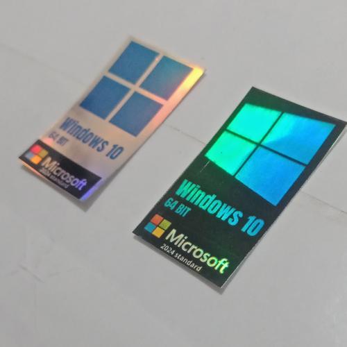Jual stiker hologram laptop komputer windows 10 64 bit 2024 standard ...