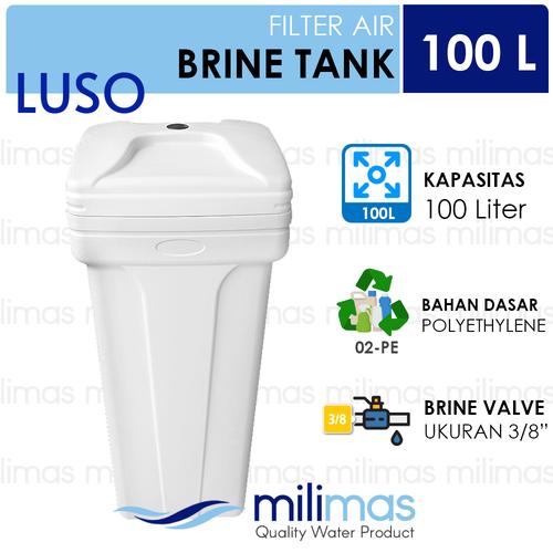 Jual LUSO Brine Tank 100 Liter - Tangki Regenerasi Garam Softener 100L ...