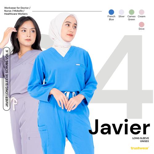 Jual [Scrubs Javier] LENGAN Panjang 4 Scrub / Baju Jaga Perawat ...