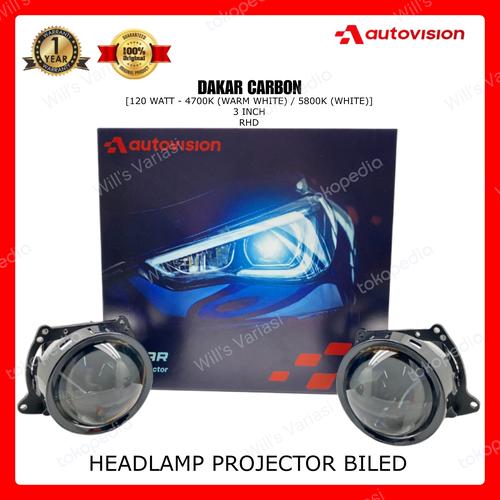 Jual Headlamp Projector BiLED 3 Inch 4700K / 5800K Autovision Dakar ...