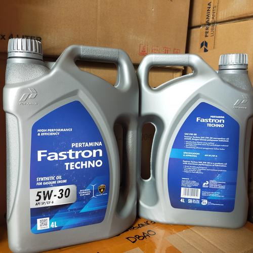 Jual Oli Fastron Techno bensin 5w-30 api SP GF6 full synthetic 4L ...