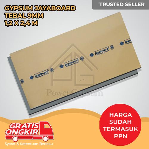 Jual Papan Gipsum Jaya / Gypsum Jayaboard Sheetrock Tebal 9mm 120cm x 240cm - Jakarta Timur ...