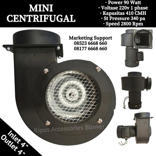 Jual Centrifugal Fan Mini 4 Inch Blower Mini 4 Inch 90 Watt - Jakarta ...