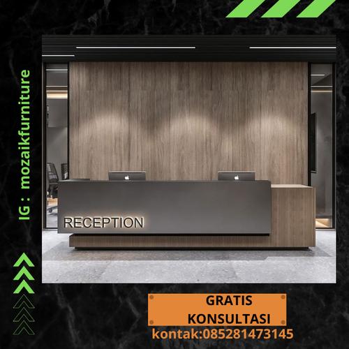 Jual MEJA RESEPSIONIS BESAR MODEL MINIMALIS - CUSTOM UKURAN jakarta ...