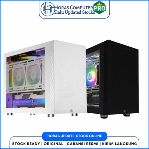 Jual CUBE GAMING AXEL V2 GLASS - AirFlow Micro ATX PC Front Panel USB 3 ...