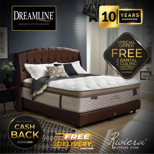 Promo Dreamline - Set Kasur Spring Bed Latex Riviera - uk 100 x 200 ...