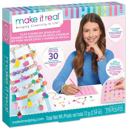 Jual Mainan Kreatif Anak Gelang Make It Real Clay Charm DIY Jewelry Kit ...