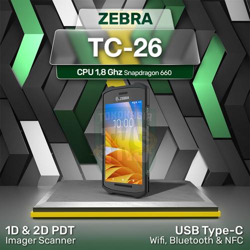 Jual Barcode Scanner PDT Android Zebra TC26 / TC-26 / TC 26 Garansi ...