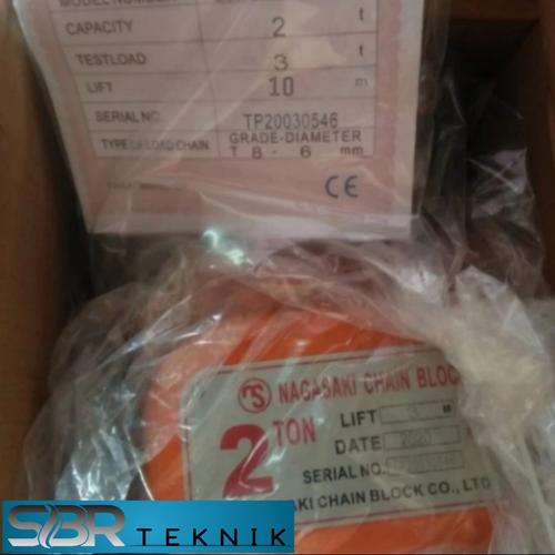 Jual chain block 2 ton x 10 meter NAGASAKI JAPAN takel manual - Jakarta ...