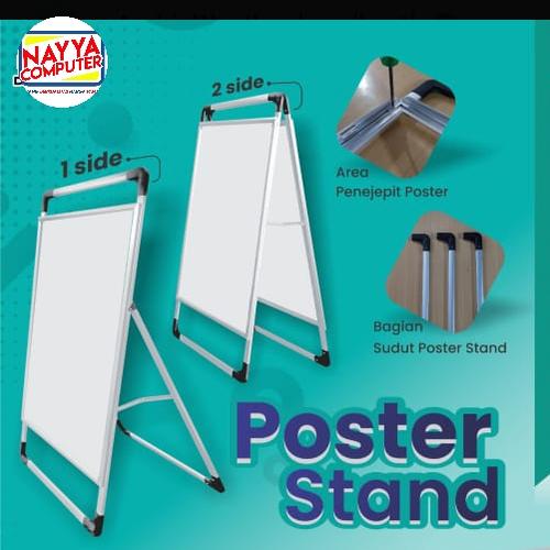 Jual Cetak Standing Poster/ Sign Board Frame 2side Bahan Vinyl - Kota ...