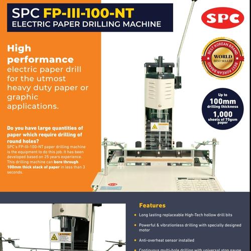 Jual Mesin bor pembolong kertas SPC FP 100 / Paper drill SPC-FP ...
