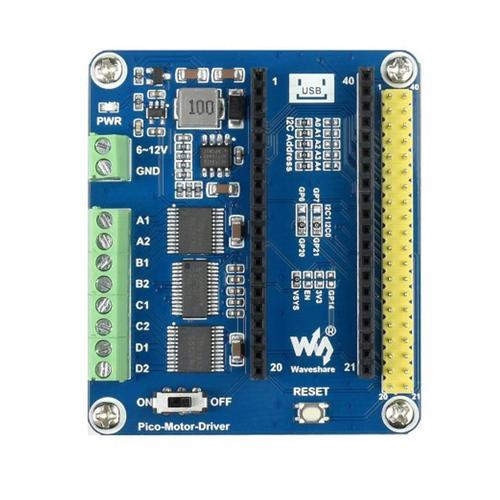Jual Top Raspberry Pi Pico DC Motor Driver Module 4-Way DC Motor ...