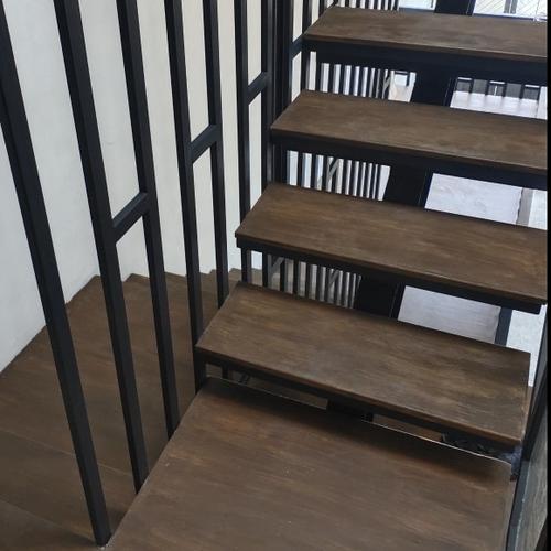 Jual Tangga model Minimalis Besi WF dan Hollow Trap GRC Finish Coating ...