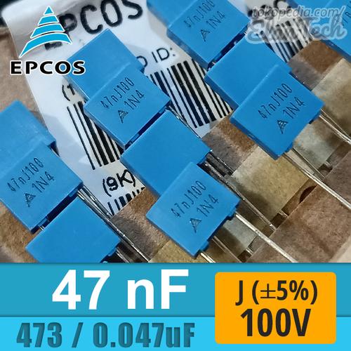 Jual Epcos 47nF / 473 / 0.047uF J 250V 47 nF Capacitor Kapasitor ...