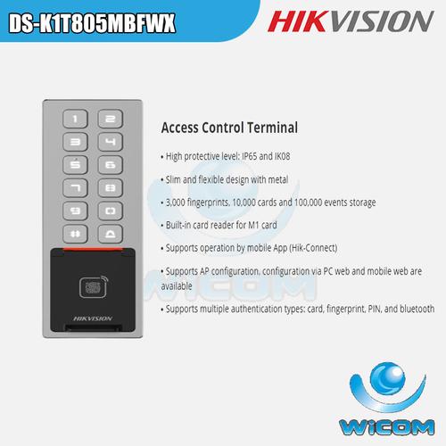 Jual Access Control Terminal Series Standalone DS-K1T805MBFWX - Jakarta ...