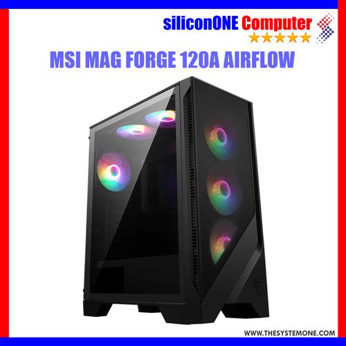 Jual MSI MAG FORGE 120A Airflow 6FAN RGB CASE ATX TEMPERED - Kota ...