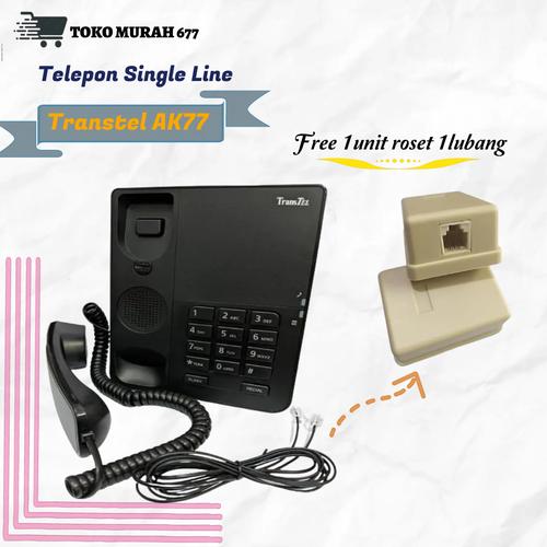 Jual Transtel Pesawat Telepon Single Line Telephone Hotel Kantor Rumah ...
