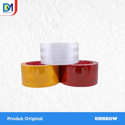 Jual Reflective Tape White 5 cm x 50 M Reflektor Putih Krisbow Original ...