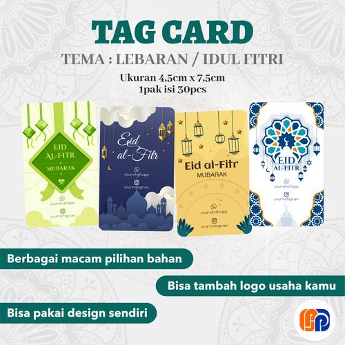 Jual KARTU TAG IDUL FITRI/RAMADHAN HARGA PER PAK - AP260, 4.5cm x 7.5cm ...