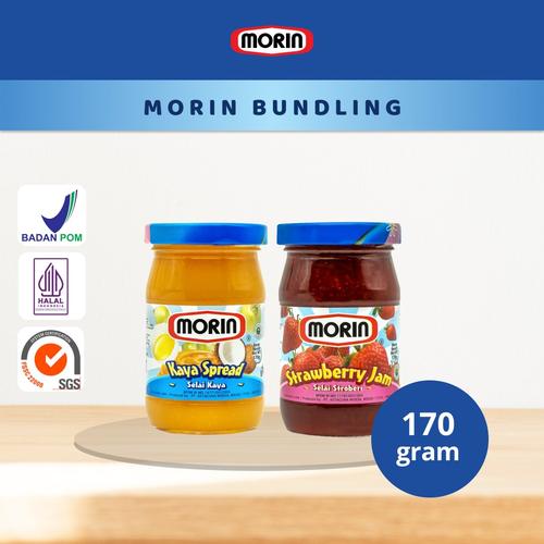 Jual Paket Morin Selai Buah Kaya 170gr dan Selai Strawberry 170gr ...