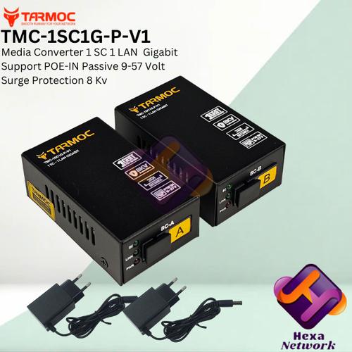 Jual Tarmoc TMC-1SC1G-P | 1 FO 1 LAN Gigabit POE IN 5-24V HTB Mini GS ...