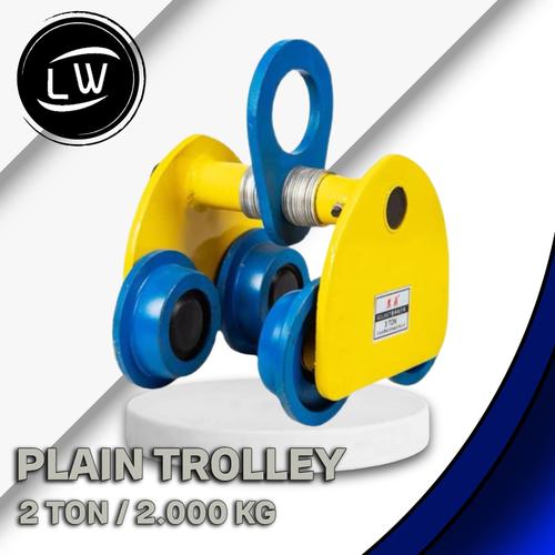 Jual PLAIN TROLLEY 2 TON / MANUAL TROLI 2 TON 2000 KG - Jakarta Utara ...