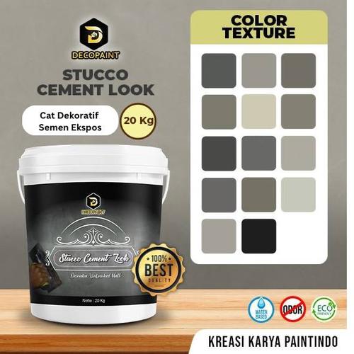 Promo Stucco Venetian Cement Look | Cat Dekoratif Stucco Semen Ekspos ...