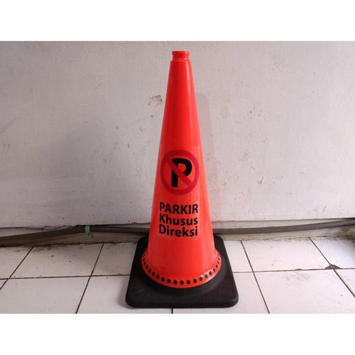 Jual SB Rambu plang sign cone DILARANG PARKIR Stiker sticker No parking ...