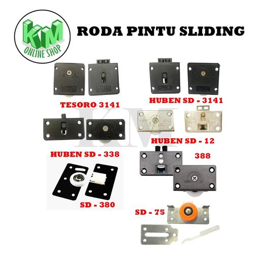 Jual Roda Pintu Lemari Geser SD 3141 Sliding Huben - 3141 TESORO ...