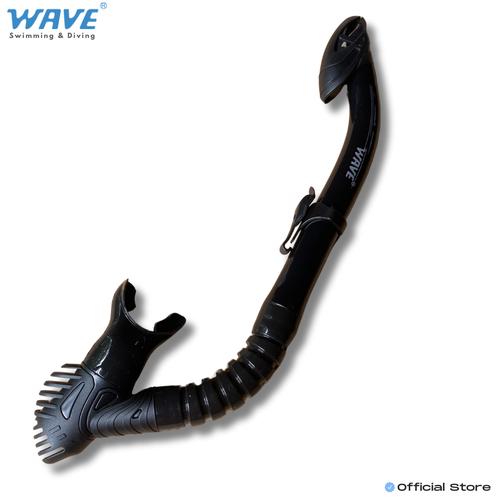 Jual WAVE 6153 snorkel scuba diving swimming tube - black - Jakarta ...
