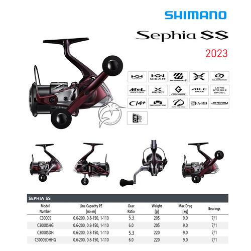 Jual Shimano Sephia SS 2023 Squid Cumi Eging Reel Pancing - SS C3000SDHHG - Jakarta Selatan ...