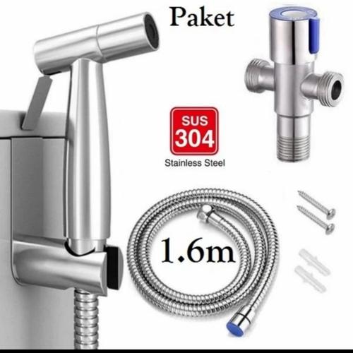 Jual paket jet shower closet kran stainless sus 304 - Kota Medan ...