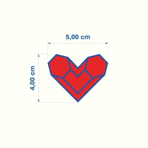 Jual Cutting sticker bluelug blue lug rokkaku heart vinyl logo ...