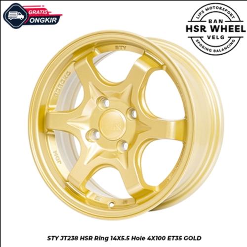 Jual Velg Racing Hsr Wheel Model TE37 R14 Lebar 6 Buat 4X100 Glossy ...
